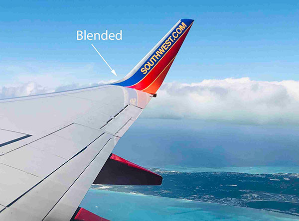 Tất tần tật về kiểu cánh máy bay (winglets)